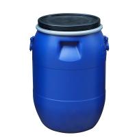 China Round Plastic HDPE 100% 120l Blue Chemical Barrel Open Top for sale
