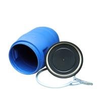 China Cylinder HDPE Plastic Container 30l 160l With Iron Hoop for sale