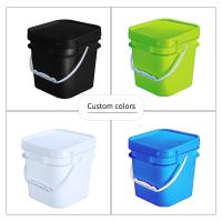 China Chemical Drum 160L Square 5 Gallon Bucket With Handle 720g for sale