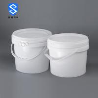 China Plastic PP 5 Liter Round Plastic Drum 360g Dia 222mm 205mm for sale