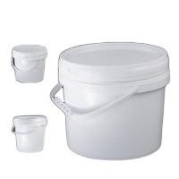 China Plastic PP 5 Liter Round Plastic Drum 360g Dia 222mm 205mm for sale