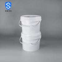 China Plastic PP 5 Liter Round Plastic Drum 360g Dia 222mm 205mm for sale