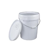 China Reusable 20L Plastic Paint Bucket 2.0mm Thick with Lid BPA Free Heavy Duty for sale