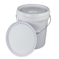 China Reusable 20L Plastic Paint Bucket 2.0mm Thick with Lid BPA Free Heavy Duty for sale