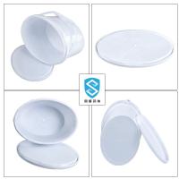 China 5L Round Plastic Paint Bucket with Lid 265mm Caliber PP Chemical Container for sale