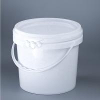 China 5L PP White Chemical Round Plastic Container 222mm Diameter 360g for sale