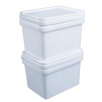 China ISO 9001 5 Gallon White Plastic Bucket 141x103x120mm PP Chemical Container for sale