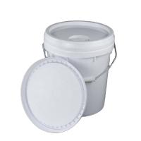 China White 5 Gallon 20 Litre Paint Bucket with Oil Filter Cap ISO9001 Plastic Pail for sale