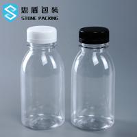 China Clear PET Plastic Bottle 250ml 34mm Neck with Screw Cap for Water Juice for sale