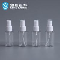 China Recyclable 40ml Alcohol Transparent PET Spray Bottle 73*34mm for sale