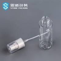 China Transparent 18mm 100ML PET Spray Bottle With Nozzle 13g for sale