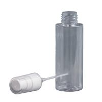 China Transparent 18mm 100ML PET Spray Bottle With Nozzle 13g for sale