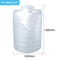 China ISO 9001 Food Grade Plastic Water Storage Tank 1000L Cylinder Top Dia 1020mm for sale