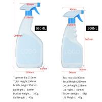 China Household Detergent Nozzle PET Spray Bottle 360 Degrees for sale