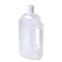 China Translucent 1.2L PP Plastic Bottle with Handle Screw Cap Custom Logo for sale