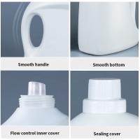 China 60mm Screw Cap HDPE Empty Laundry Detergent Bottles 2kg 5kg for sale