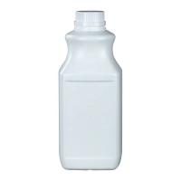 China 2L HDPE Square Plastic Bottle 121x102x150mm for Chemical and Food Packaging for sale