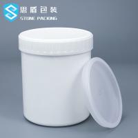 China SIDUN 1L HDPE Plastic Jar with Screw Lid Food Grade ISO9001 1000ml for sale