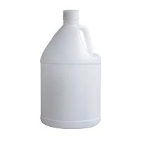 China Translucent 3.8L HDPE Round 1 Gallon Chemical Containers With Handle for sale