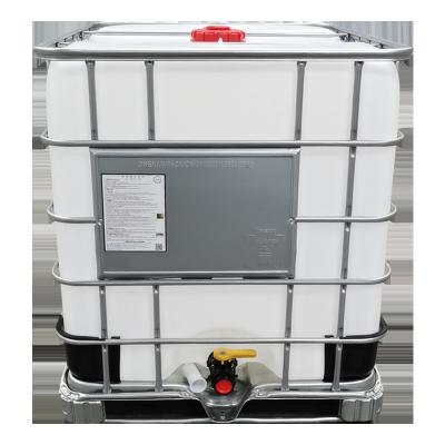 China White HDPE IBC Chemical Tank 300 Gallon 1200x1000x1150mm Steel Pallet for sale