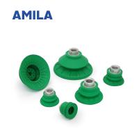 China Wear Resistant Bellows Suction Cups , 30 To 100mm Diameter Circular Gripper NBR Material for sale