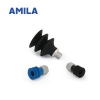 China Bellows Type Round Suction Cups  FG Special Fold Design 5 To 88mm Diameter for sale