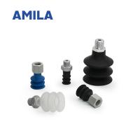 China Bellows Type Round Suction Cups  FG Special Fold Design 5 To 88mm Diameter for sale