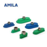 China Oval Flat Vacuum Cup For Handling Metal Plate High Efficiency MAOF for sale