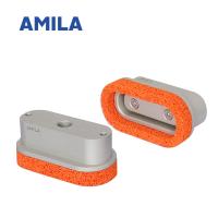 China 0.36kg Anodized Aluminum Vacuum Suction Gripper With Self Adhesive Sponge for sale