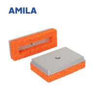 China Shore Hardness Anodized Aluminum Foam Vacuum Gripper With Self Adhesive Sponge for sale