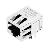 China Halo HFJ11-1043E Compatible LINK-PP LPJ0172CNL 10 Base-T Tab Down Without Led Single Port Cat5e RJ-45 Socket Connection for sale