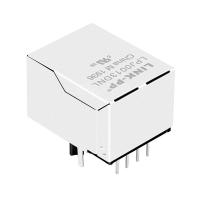 China Hanrun HR901170C Compatible LINK-PP LPJ0022DNL 10 Base-T Tab Down Without Led 1 Port Magnetic RJ 45 Connector for sale