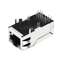 China LPJK9495A4NL 10G Base-T RJ45 Magnetics Female Connector For PoE++ With TVS for sale