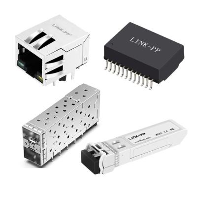 China High Quality Integrated RJ45 Connector Modular Jack Ethernet Transformer SFP Cage Fiber Optical Module On Sale for sale