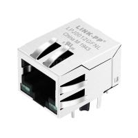 China Belfuse SI-40139 Compatible LINK-PP LPJ0012GFNL 10/100 Base-T Tab Down Green/Green Led 1x1 Port Industrial RJ45 Ethernet Connector for sale