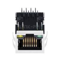 China YDS 13F-60AGYD2PL2NL Compatible LINK-PP LPJ0034EBNL 10/100 Base-T Tab Down Green/Yellow Led 1x1 Port Industrial RJ45 Ethernet Connectors for sale