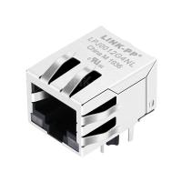 China Belfuse SI-60024-F Compatible LINK-PP LPJ0012G4NL 10/100 Base-T Tab Down Green&Yellow/Green&Yellow Led Single Port 90 Degree Connector RJ45 Network Jack for sale