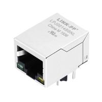 China Bothhand LU1S04143 LF Compatible LINK-PP  LPJ0014BBNL 10/100 Base-T Tab Down Green/Yellow Led 1x1 Port 8P8C Cat5 Shielded RJ45 Lan Jack for sale
