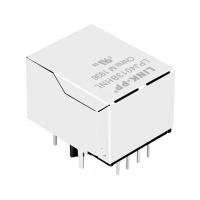 China RB1-126BTAGA Compatible LINK-PP LPJ4013BHNL 10/100 Base-T RJ45 Jack Magnetics Tab Down Green/Yellow Led for sale
