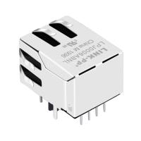 China RB1-1D5BAL1D Compatible LINK-PP LPJ0006ABNL 10/100 Base-T Tab Down Green/Yellow Led 1 Port Ethernet Interfaces PCB RJ45 Jack for sale