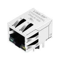 China Pulse J00-0086NL Compatible LINK-PP LPJ0165ABNL 10/100 Base-T Tab Down Green/Yellow Led 1x1 Port 8 Pin Modular RJ45 Connectors for sale