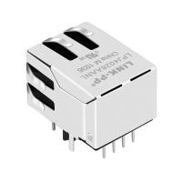 China X multiple XRJG-01K-1-E13-211 Compatible LINK-PP LPJ4026AANL 10/100 Base-T Tab Down Yellow/Green Led One Port Shielded Network RJ-45 Connector for sale