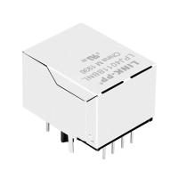 China RD1-1D6B8K1A Compatible LINK-PP LPJ4011BBNL 10/100 Base-T Integrated RJ45 Magnetic Jack Tab Down Green/Yellow Led for sale