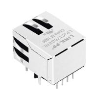 China X Mutiple XRJG-01J-4-D98-110 Compatible LINK-PP LPJ0176GENL 10/100 Base-T Tab Down Green/Yellow Led Single Port Shielded Connector RJ45 Keystone Jack for sale