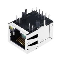 China X Multiple XMP-01-4-P25-111-1P0 Compatible LINK-PP LPJ0284GDNL 10/100 Base-T RJ45 PoE MagJack Tab Down Yellow/Green Led for sale