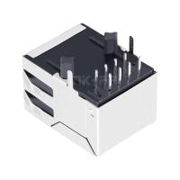 China WE MIC24010-5104T-LF3 Compatible LINK-PP LPJ0011CNL 100 Base-T RJ45 Ethernet MagJack Tab Down Without Led for sale