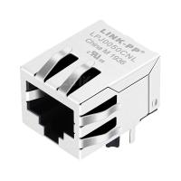China Pulse J00-0025NL Compatible LINK-PP LPJ0050CNL 10/100 Base-T Tab Down Without Led Single Port 8 Pin RJ45 Board Connector for sale