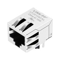 China YDS 13F-62GND2NL Compatible LINK-PP LPJ0108CNL 10/100 Base-T Tab Down Without Led Single Port Cat5e Shielded RJ45 Connector for sale
