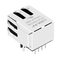 China YDS 13F-62GND2NL Compatible LINK-PP LPJ0108CNL 10/100 Base-T Tab Down Without Led Single Port Cat5e Shielded RJ45 Connector for sale
