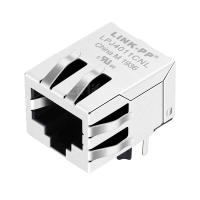 China Pulse JX0011D21NL Compatible LINK-PP LPJ4011CNL 10/100 Base-T Single Port Magnetic RJ45 Jack Tab Down Without Led for sale